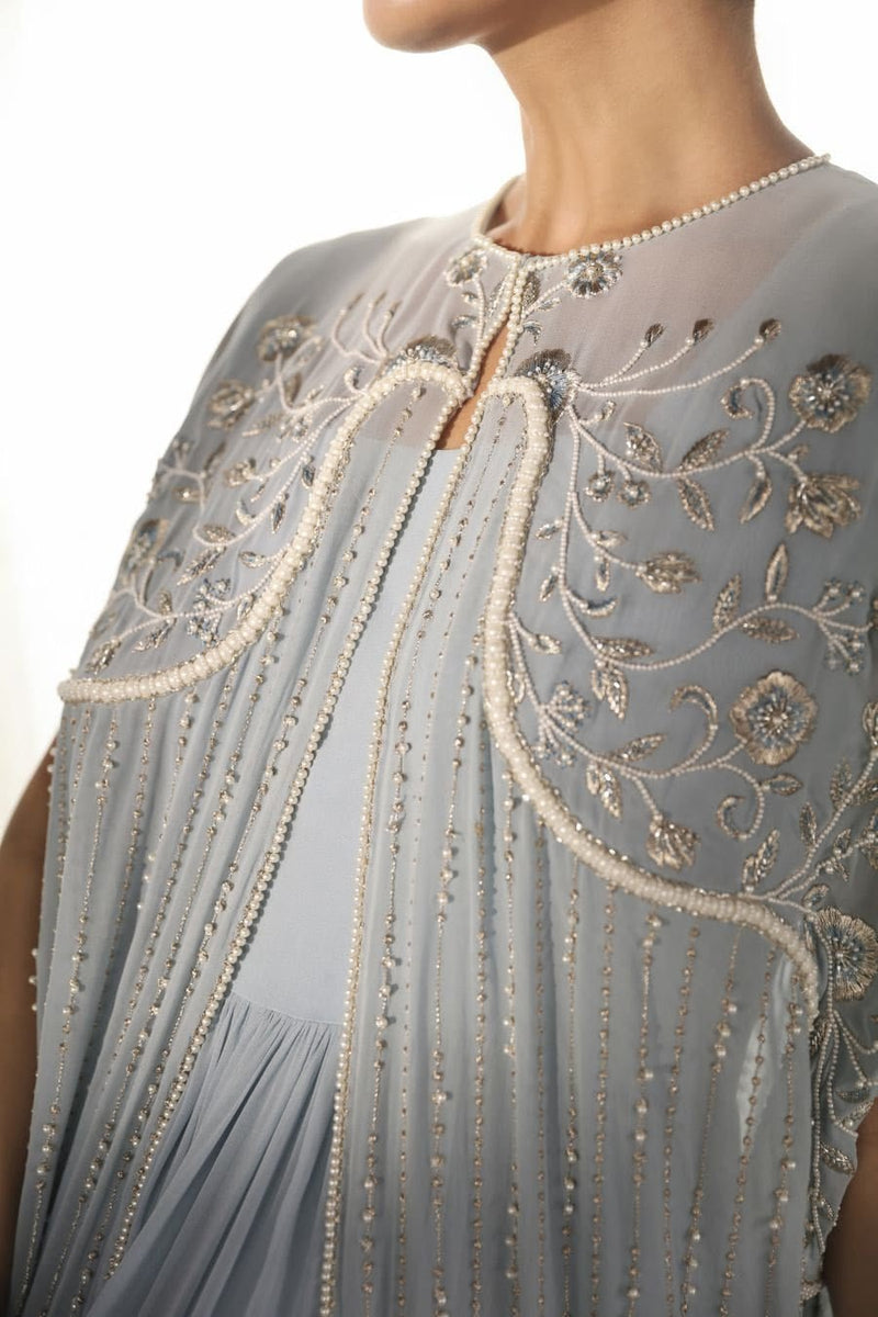 Order Blue Rose Couture Gown - Hand Embellished Bodice – Caia